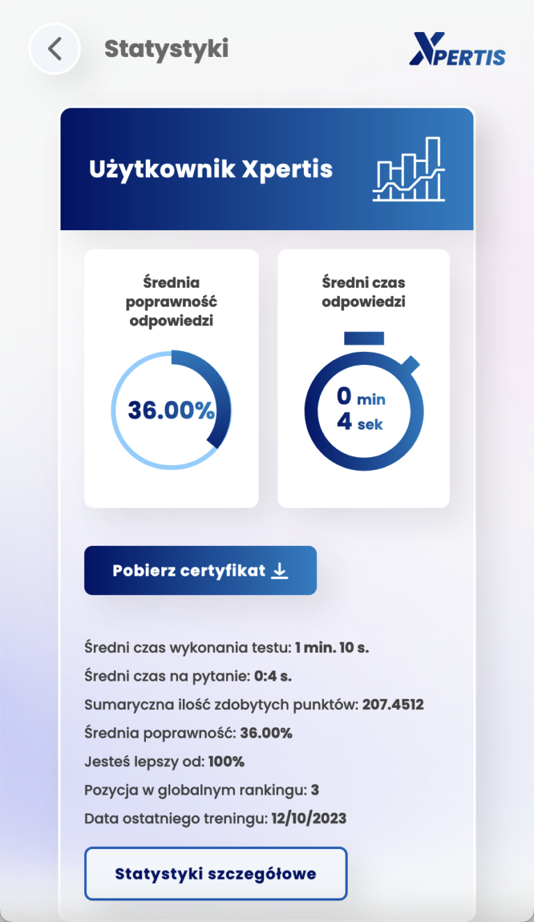 Aplikacja – Xpertis